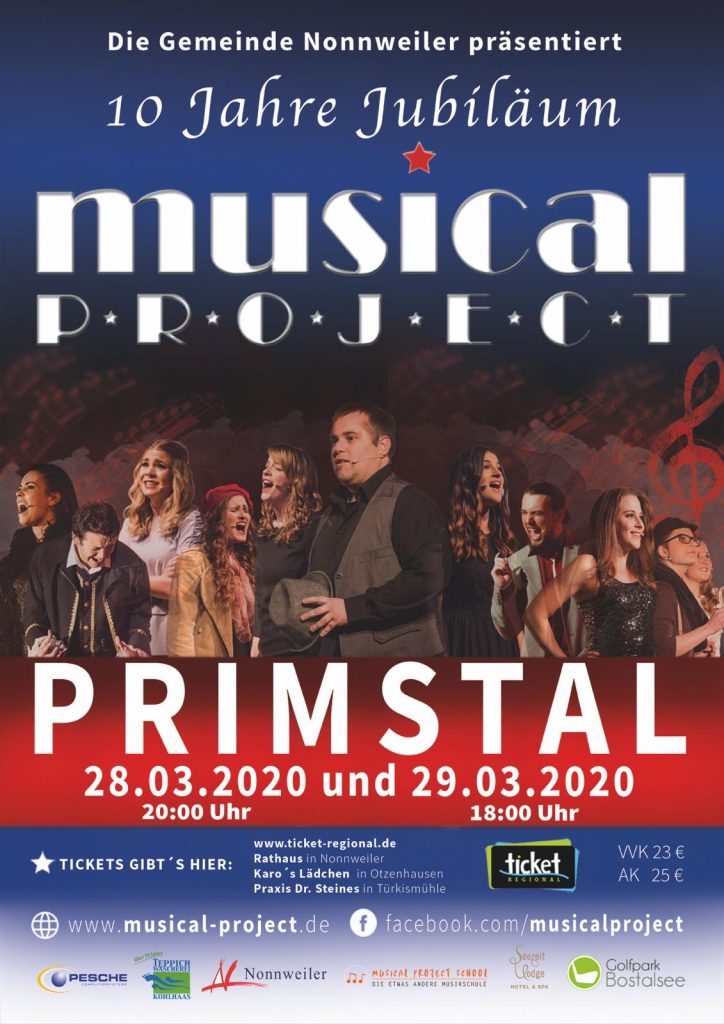 Primstal: 10 Jahre Musical-Project David Steines - St. Wendeler Land ...